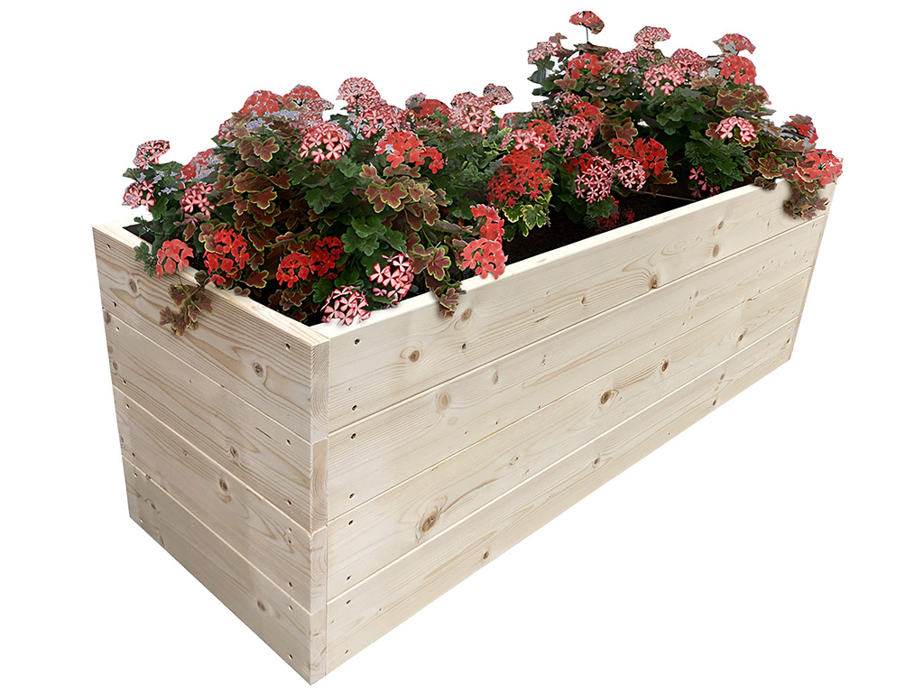 Dřevěné vyvýšené záhony – smrk severský - Ispas.cz - Dřevoprodej